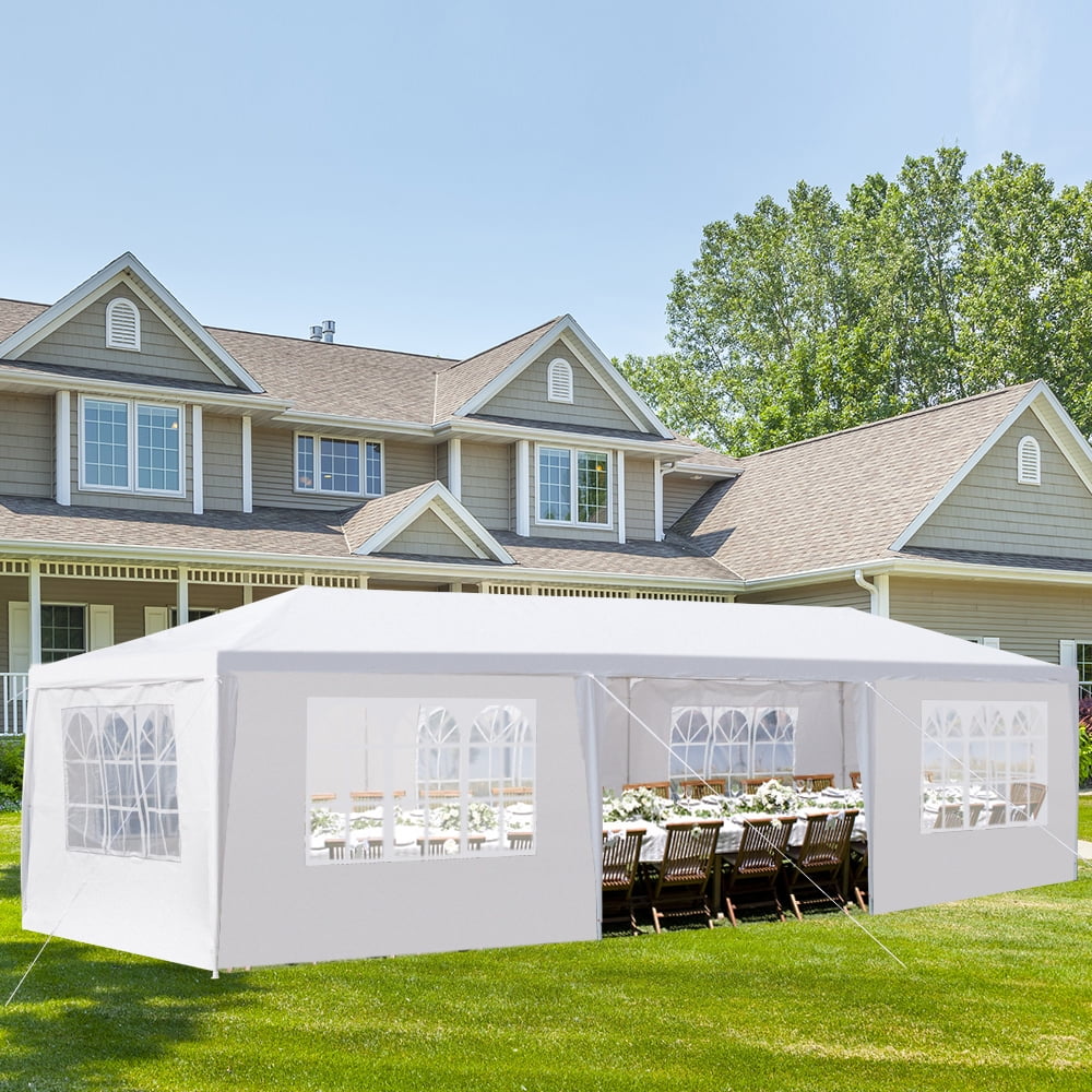 Zimtown 10x30ft Wedding Outdoor Party Patio Tent Canopy Gazebo Pavilion ...