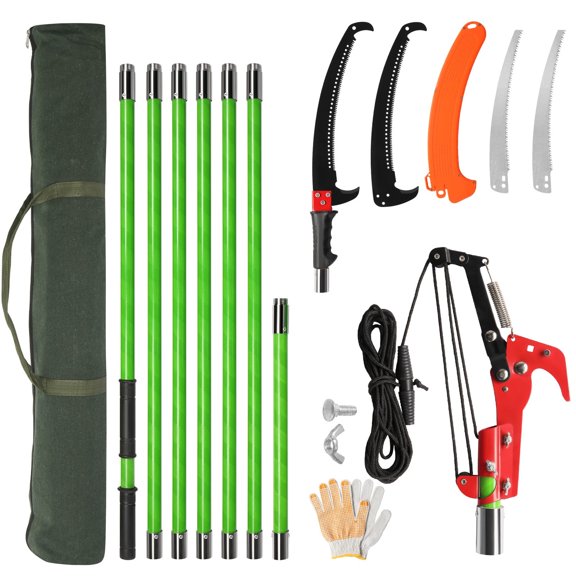 GREEN MOUNT 19" Manual Pole Saws, for Tree Trimming with 13" Blade ...