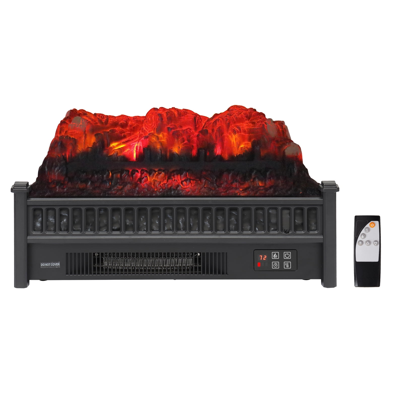 Zimtown 26" 1400W Electric Fireplace Logs Heater FreeStanding Fire ...