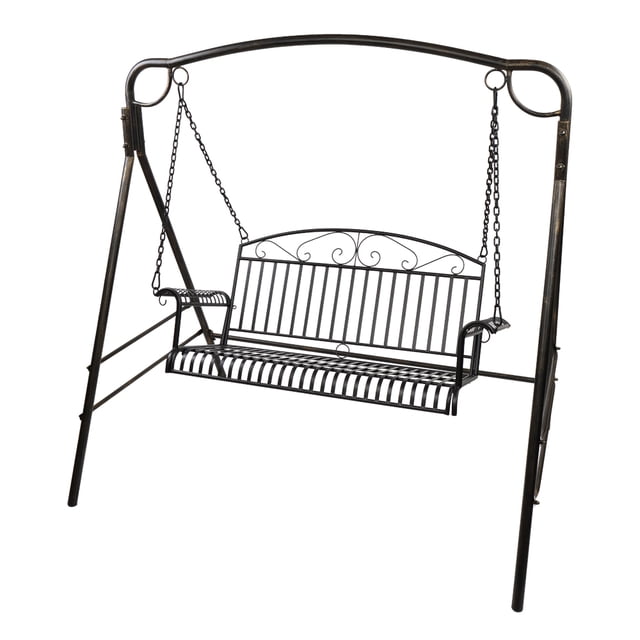 Zimtown 55in Porch Swing Chair Patio Hanging Rocking Chair Swing Bench ...