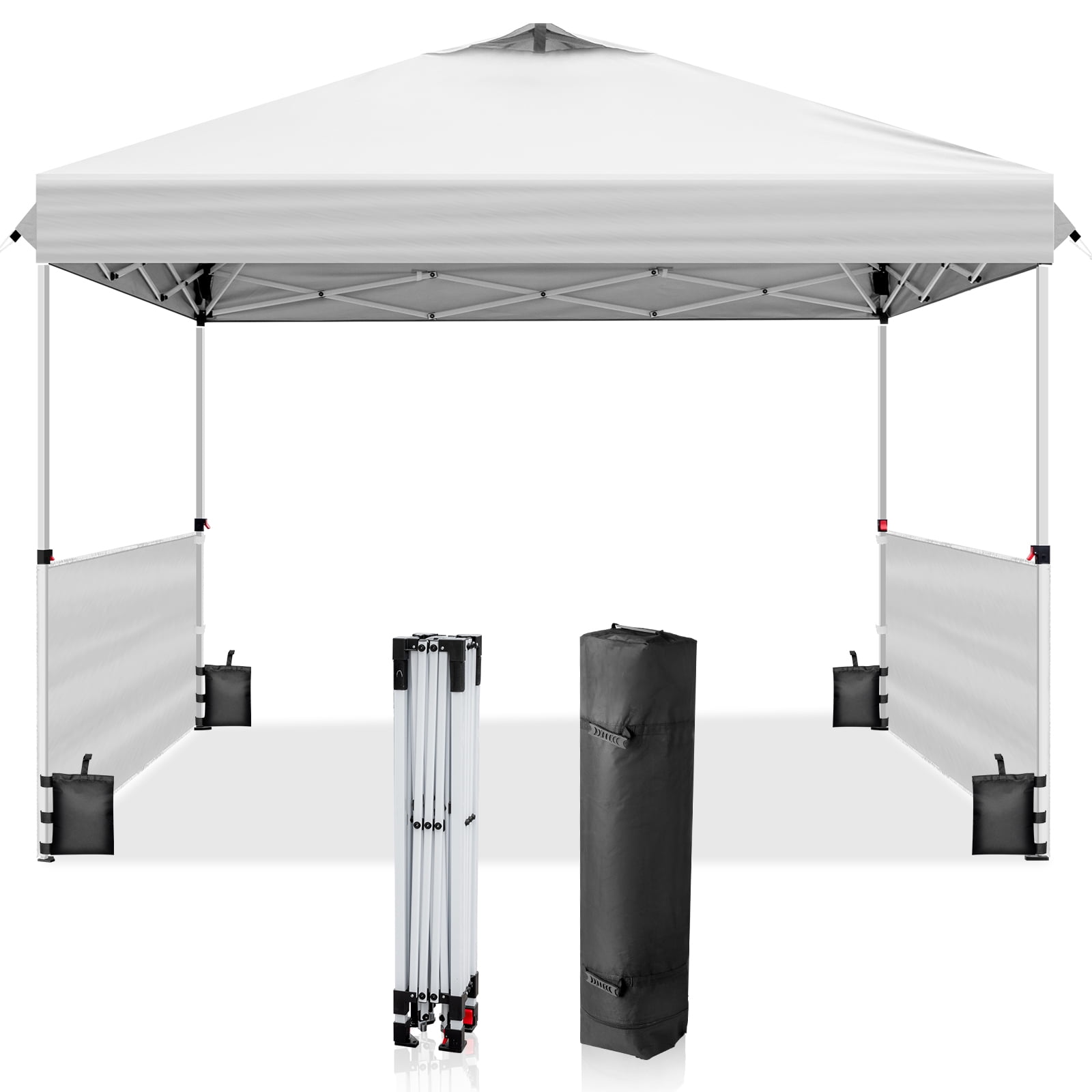 Zimtown 10' x 10' Ez Up Pop Up Canopy Tent Instant Sun Shelter Tent ...