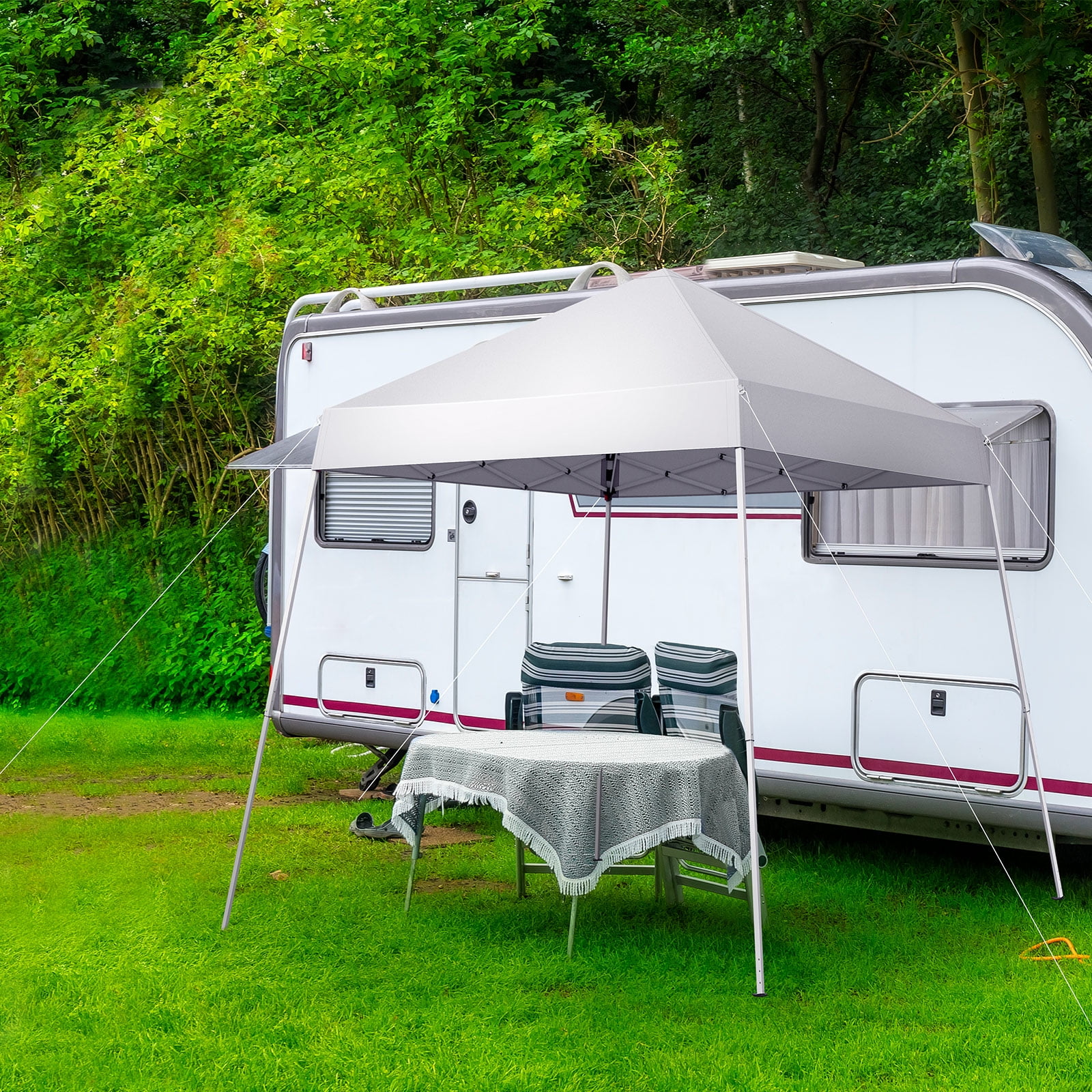 Zimtown 6' x 6' Pop Up Canopy Tent Instant Practical Waterproof Folding ...