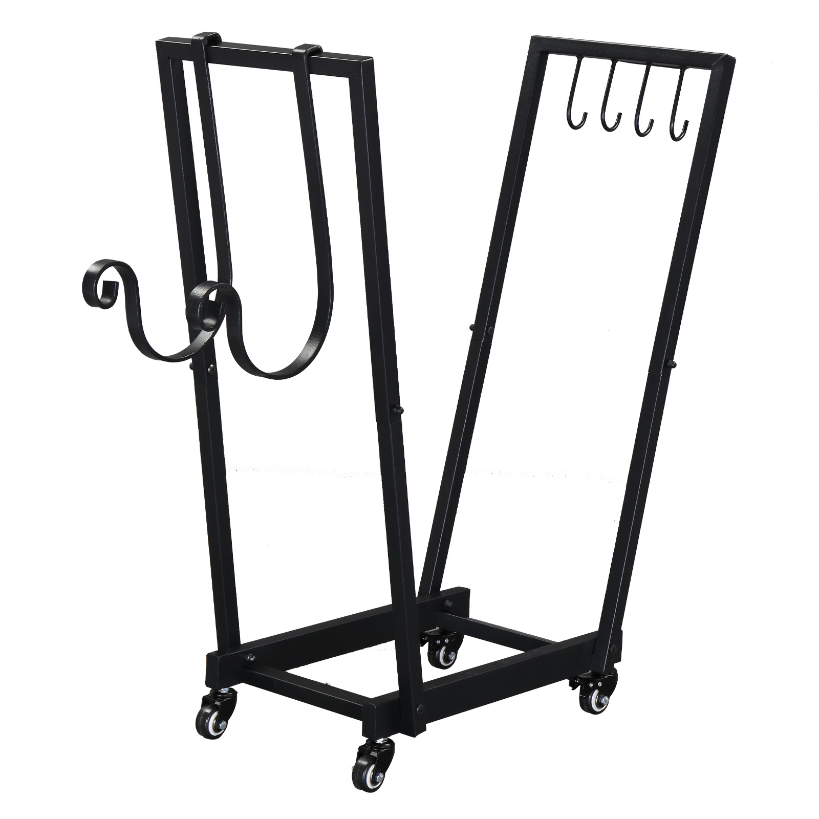 Zimtown Firewood Holder Trapezoidal Indoor/Outdoor Firewood Racks ...