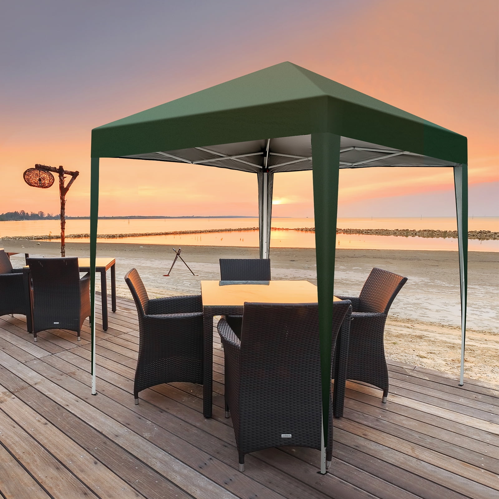 Zimtown Folding Tent, Waterproof, Adjustable 6'x6' Portable Outdoor ...