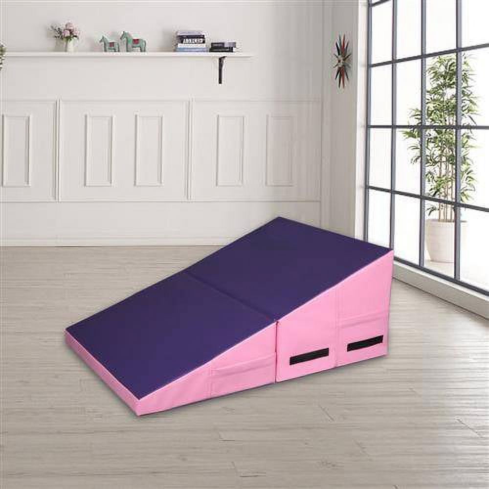 Zimtown Gymnastics Cheese Mat, 32.7" x 23.6" x 13.4" Folding Incline ...