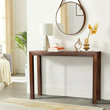Lanica Japandi Console Table - Natural Rattan - Walmart.com