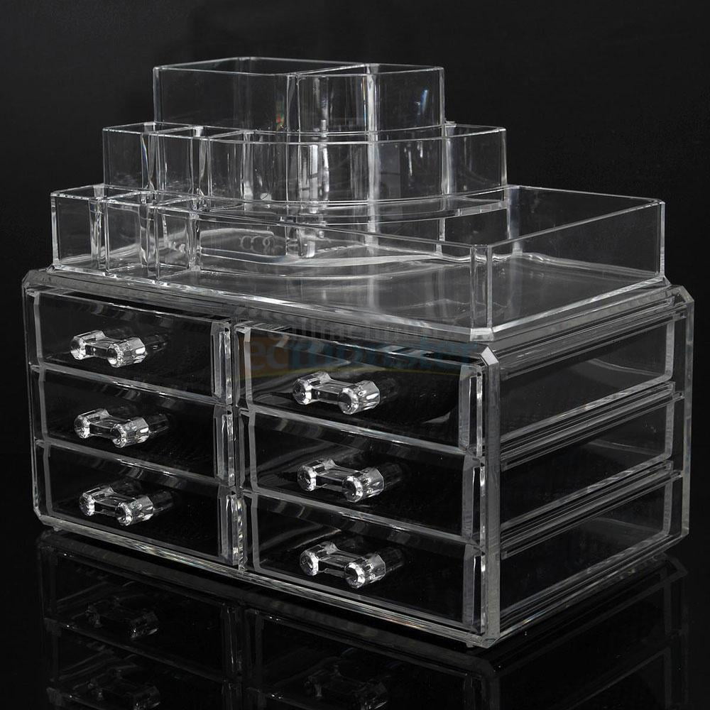 Zimtown Acrylic Beauty Organizer: Cosmetic, Makeup, and Jewelry Storage ...