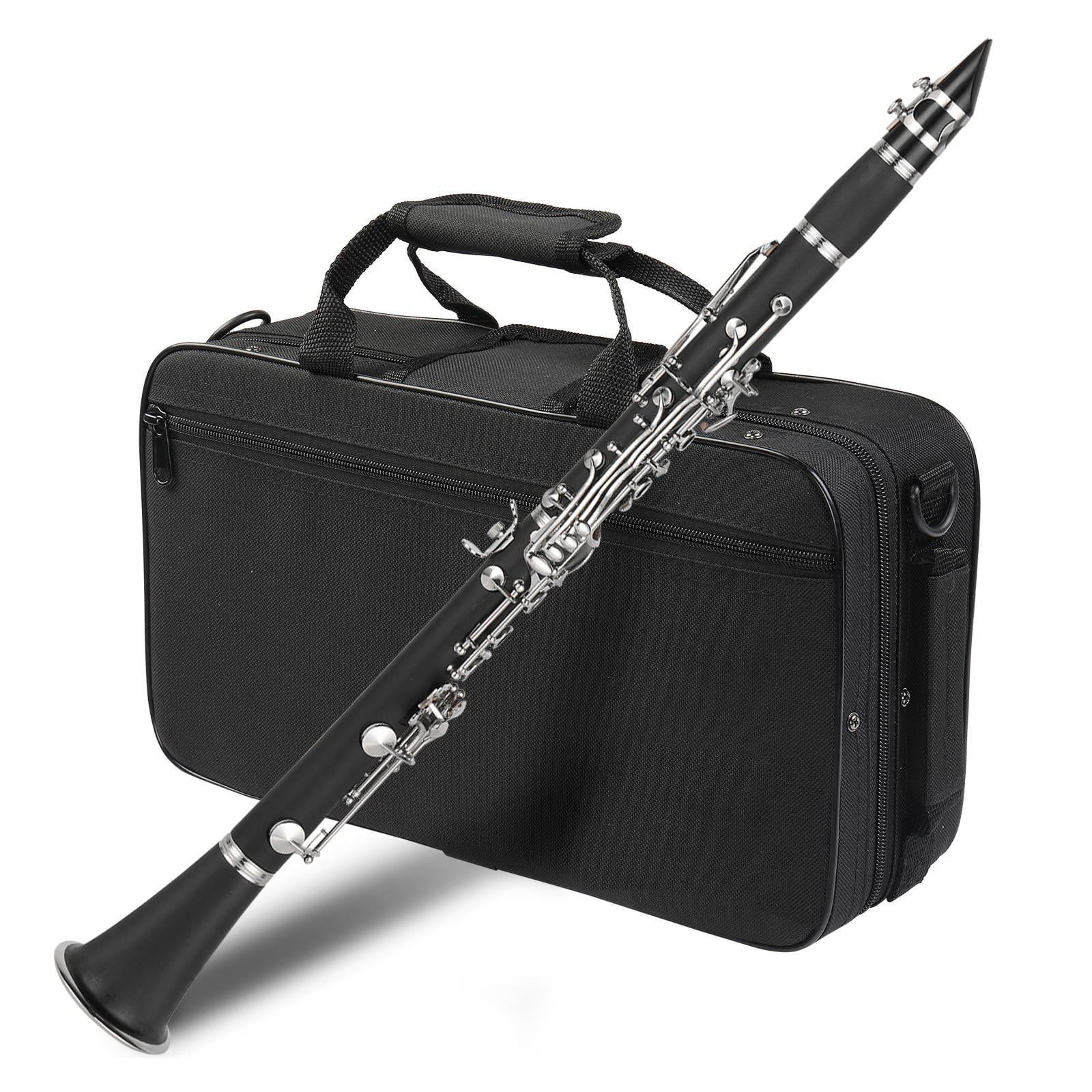 Zimtown Professional 17-Key Bb Clarinet, Nickel-plated Bakelite ...