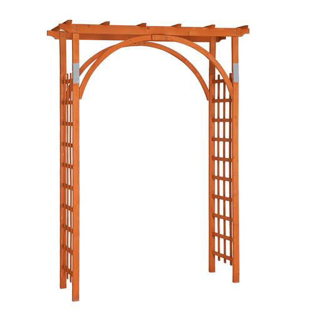 Zimtown Outdoor Wooden Garden Arbor for Climbing Plants 85"H - Walmart.com