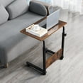 Zimtown Adjustable Height Laptop Table Stand, Removable Small Study ...