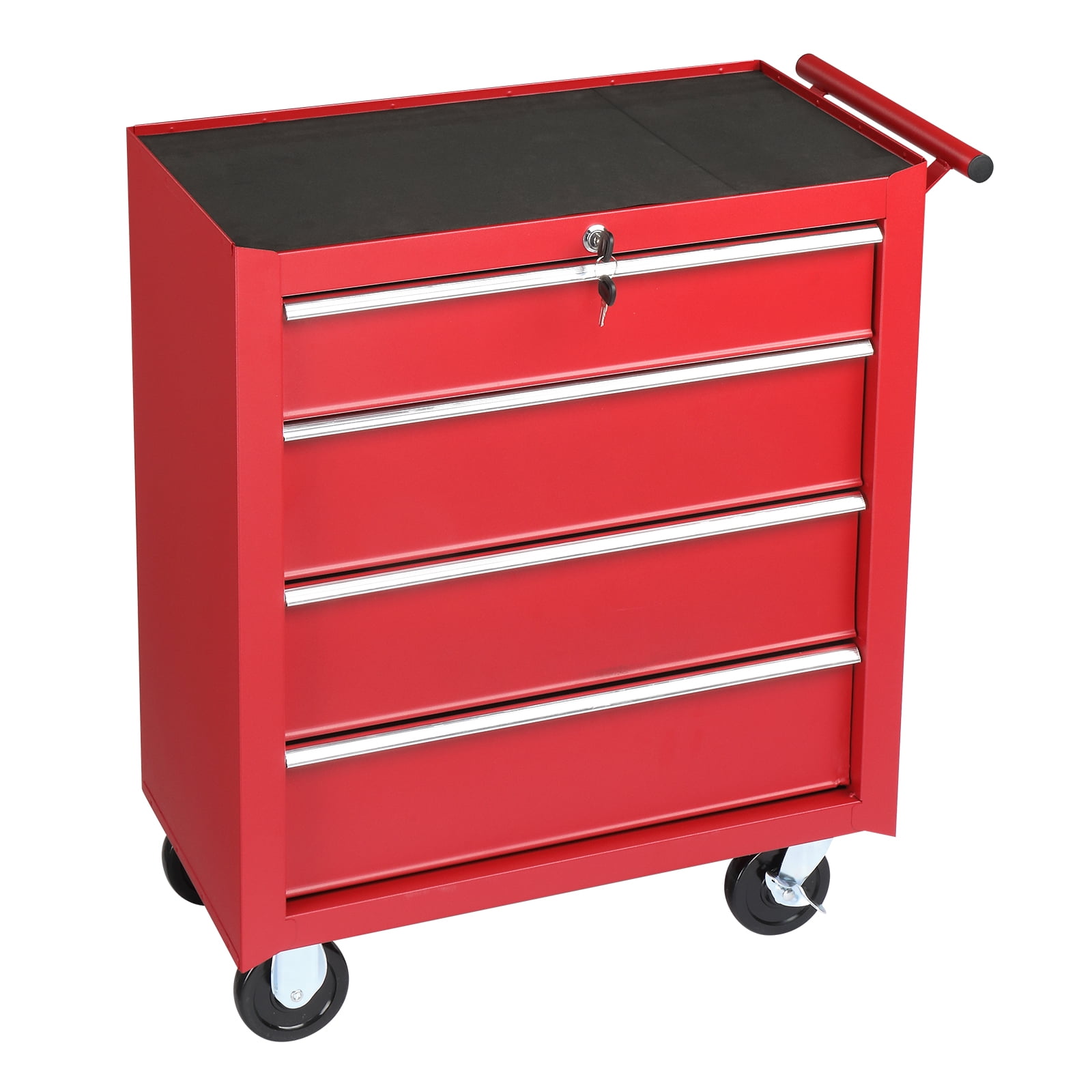 Zimtown Rolling Tool Chest, 4-Drawer Tool Storage Cabinet for Garage - Walmart.com