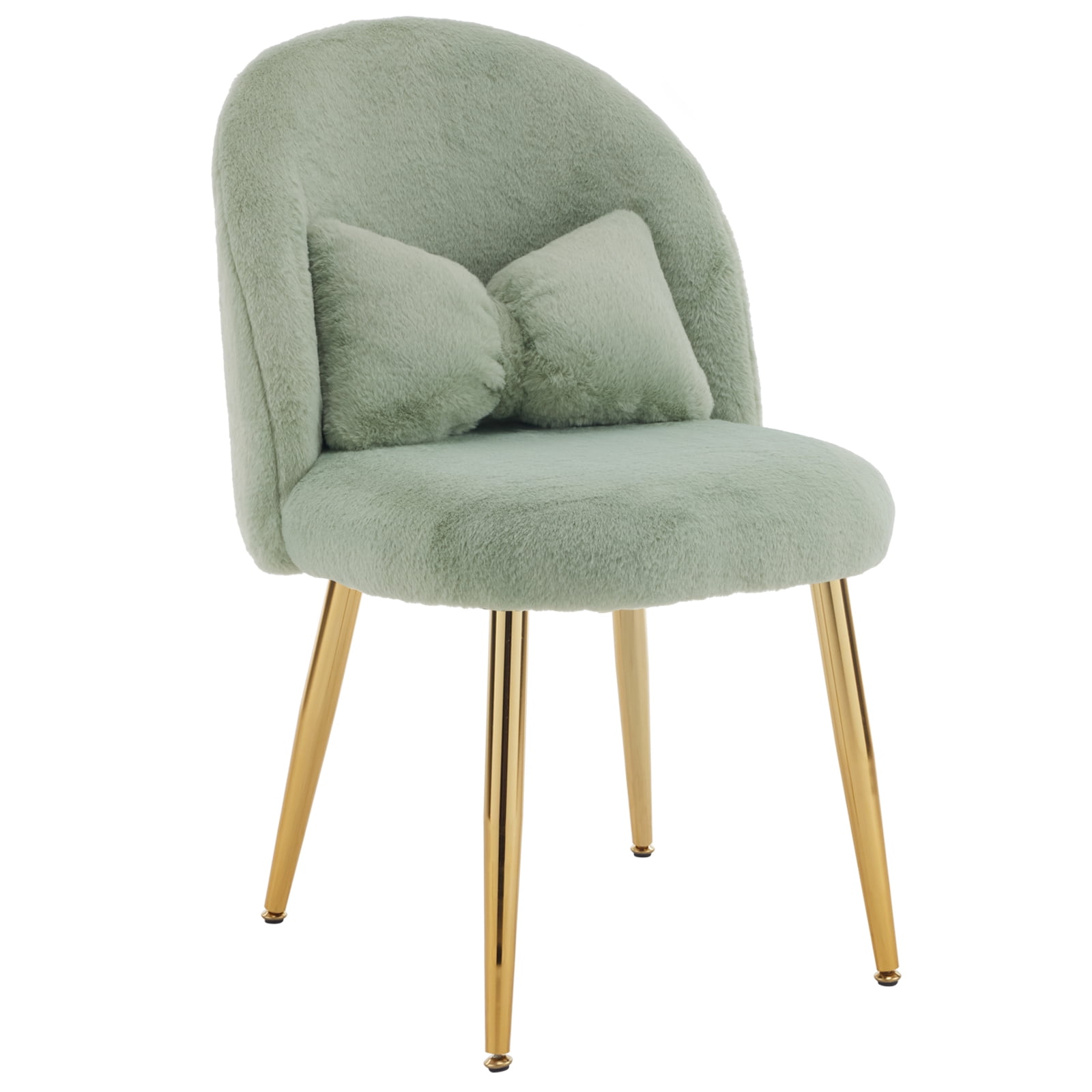 Zimtown Vanity Makeup Chair Armless Home Office Chair for Bedroom or ...