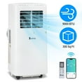 Zimtown WiFi Enabled 6000BTU (9000BTU ASHRAE) 3-in-1 Portable Air ...