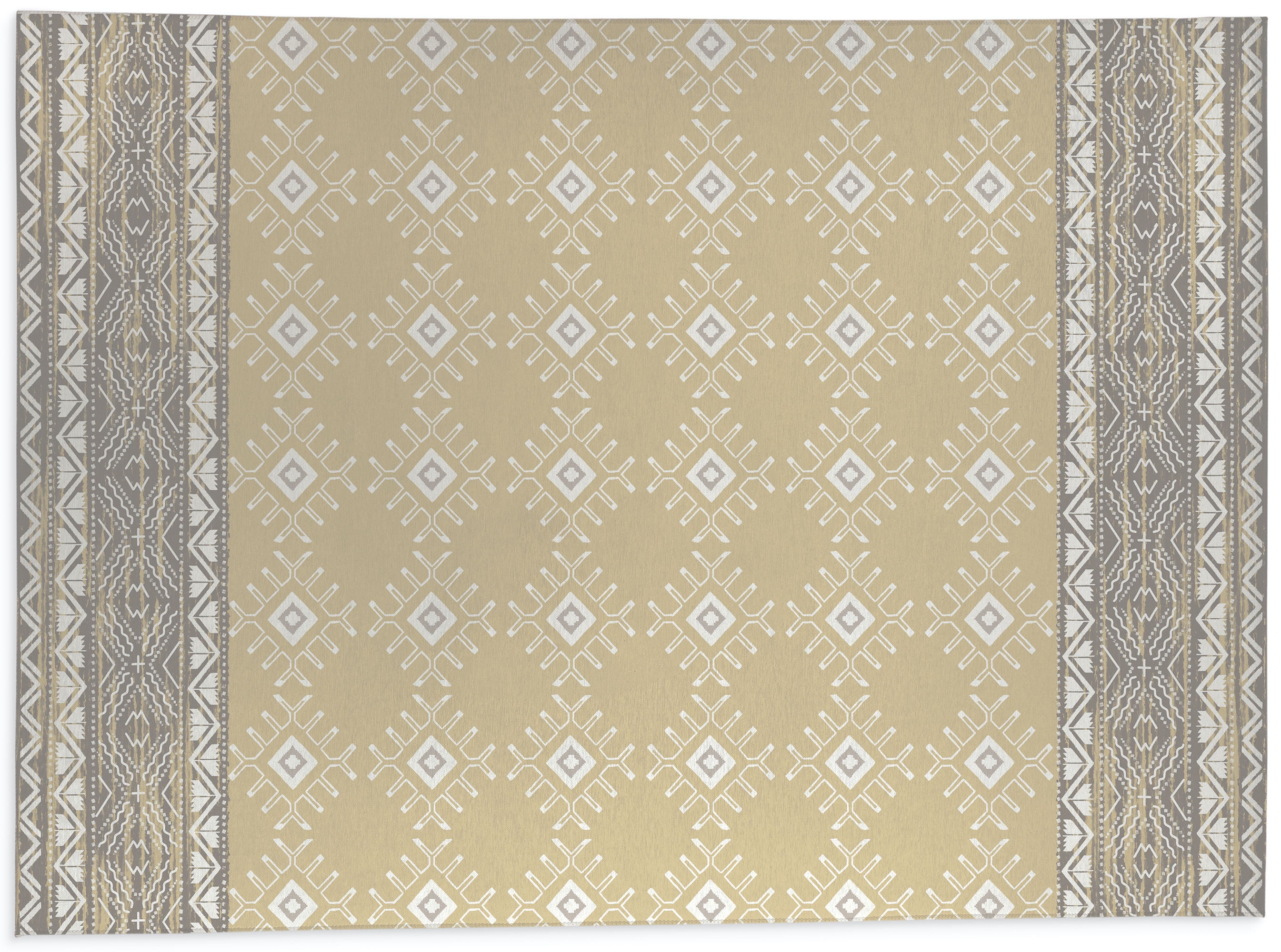 Zina Gold Kitchen Mat by Kavka Designs - Walmart.com