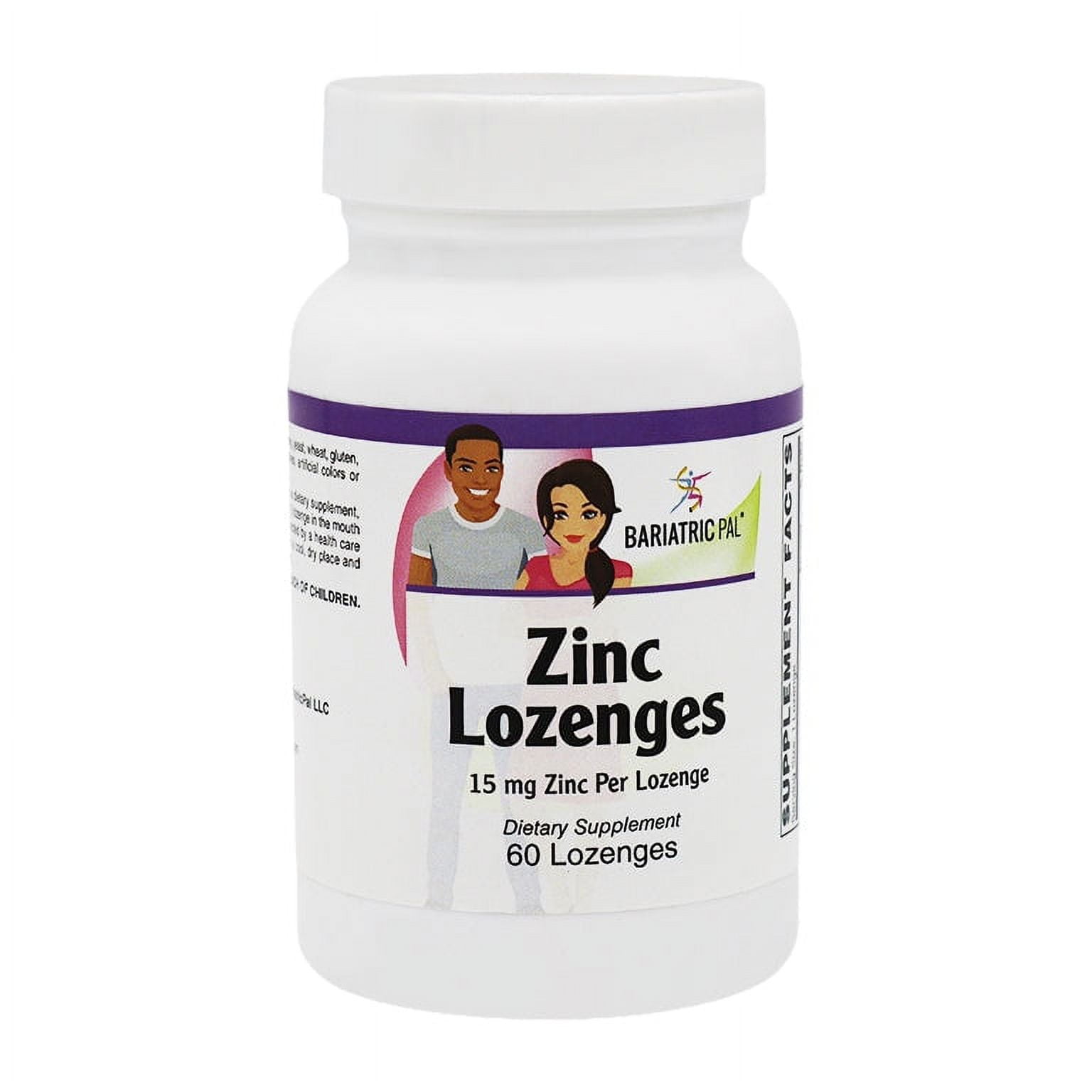Zinc 15mg + Vitamin C - Lemon Flavored Lozenges (60 count) by ...