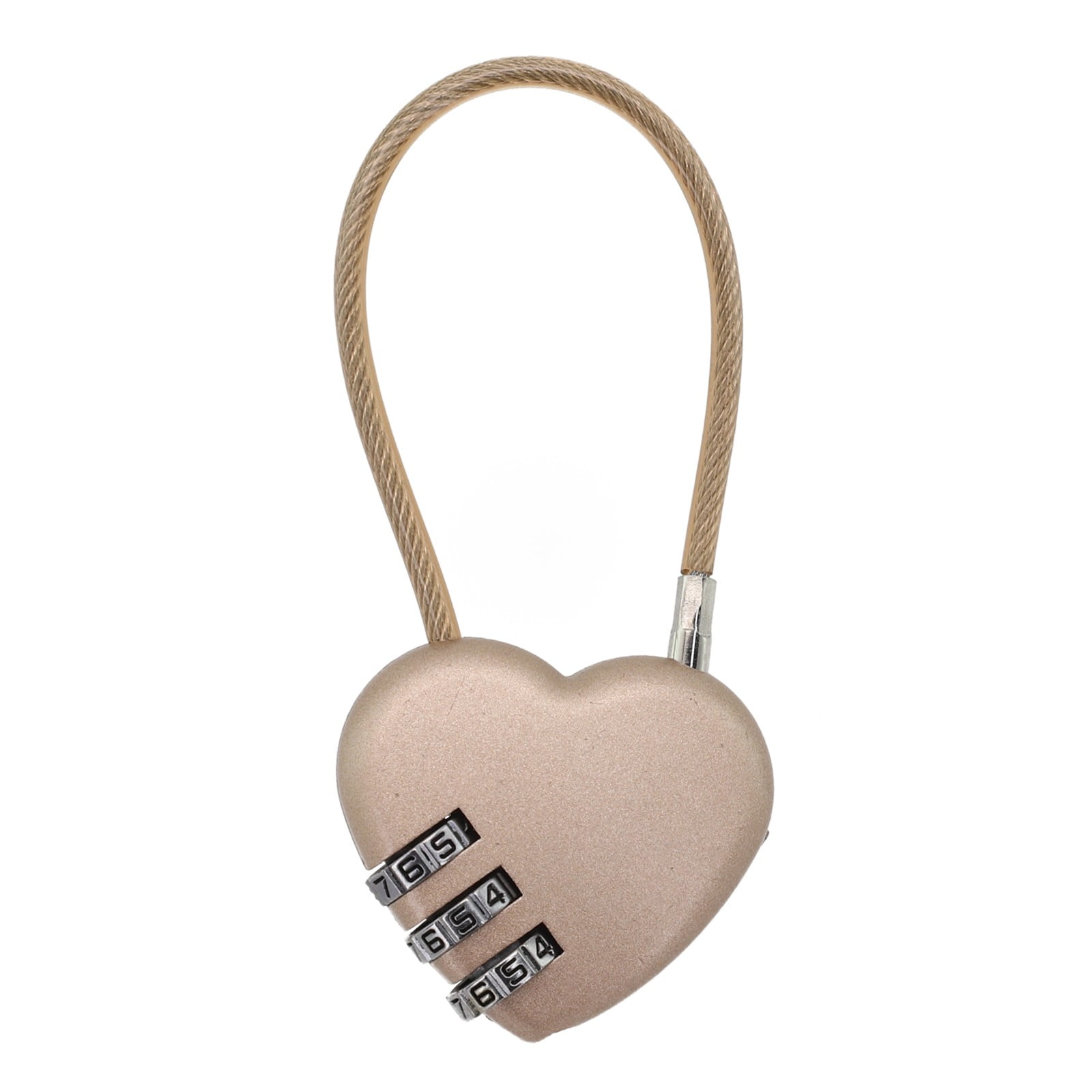 Zinc Alloy 3-Digit Combination Lock with Long Wire Rope for Backpacks ...