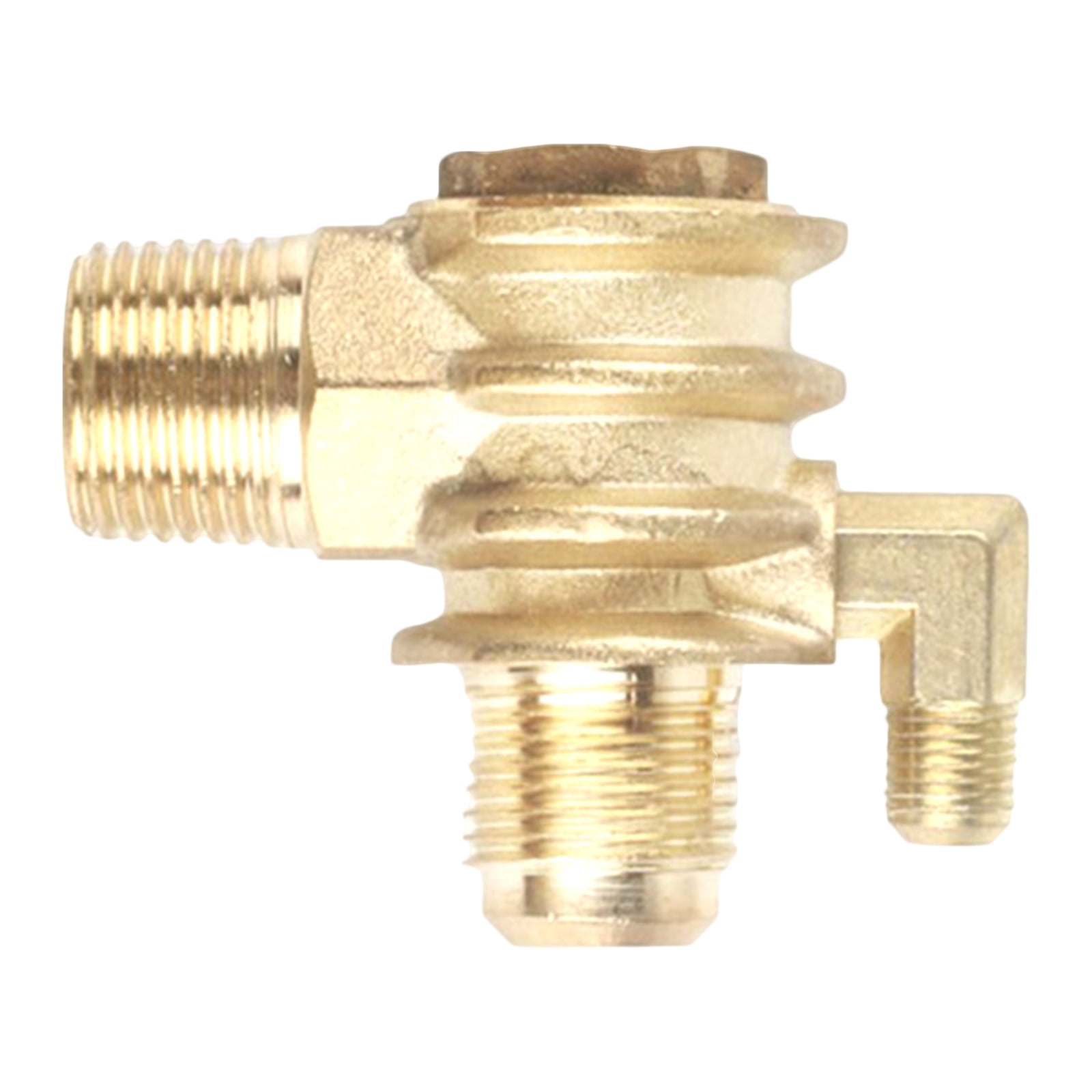 Zinc Alloy 3 Port Air Compressor Check for Valve Male Threaded Tube ...