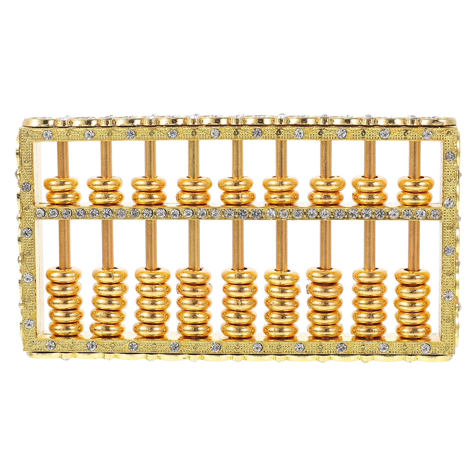 Zinc Alloy Abacus Shape Adornment Abacus Model Decor Auspicious Desktop ...