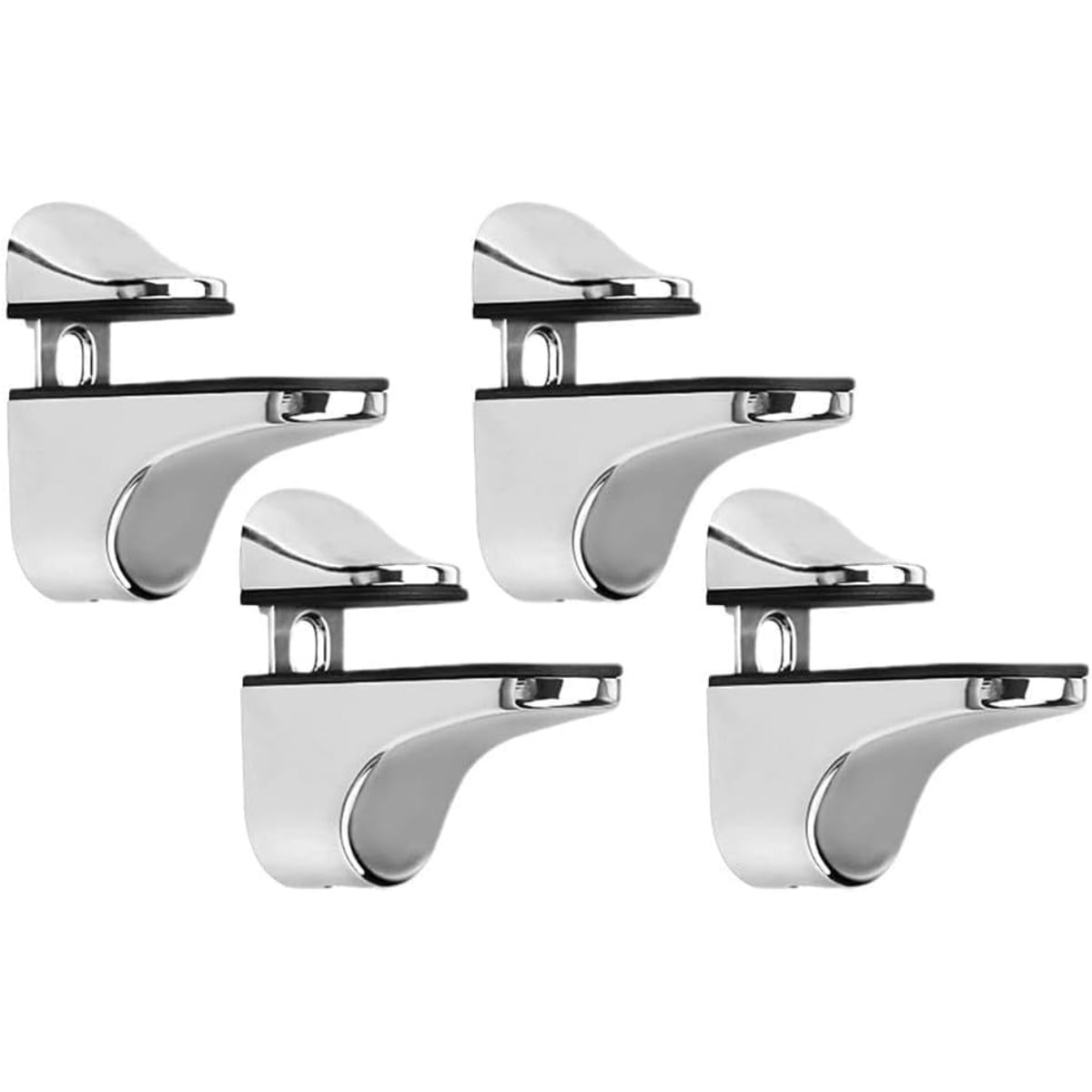 Zinc Alloy Adjustable Shelf Clamp Bracket,Glass Shelf Support Plate ...