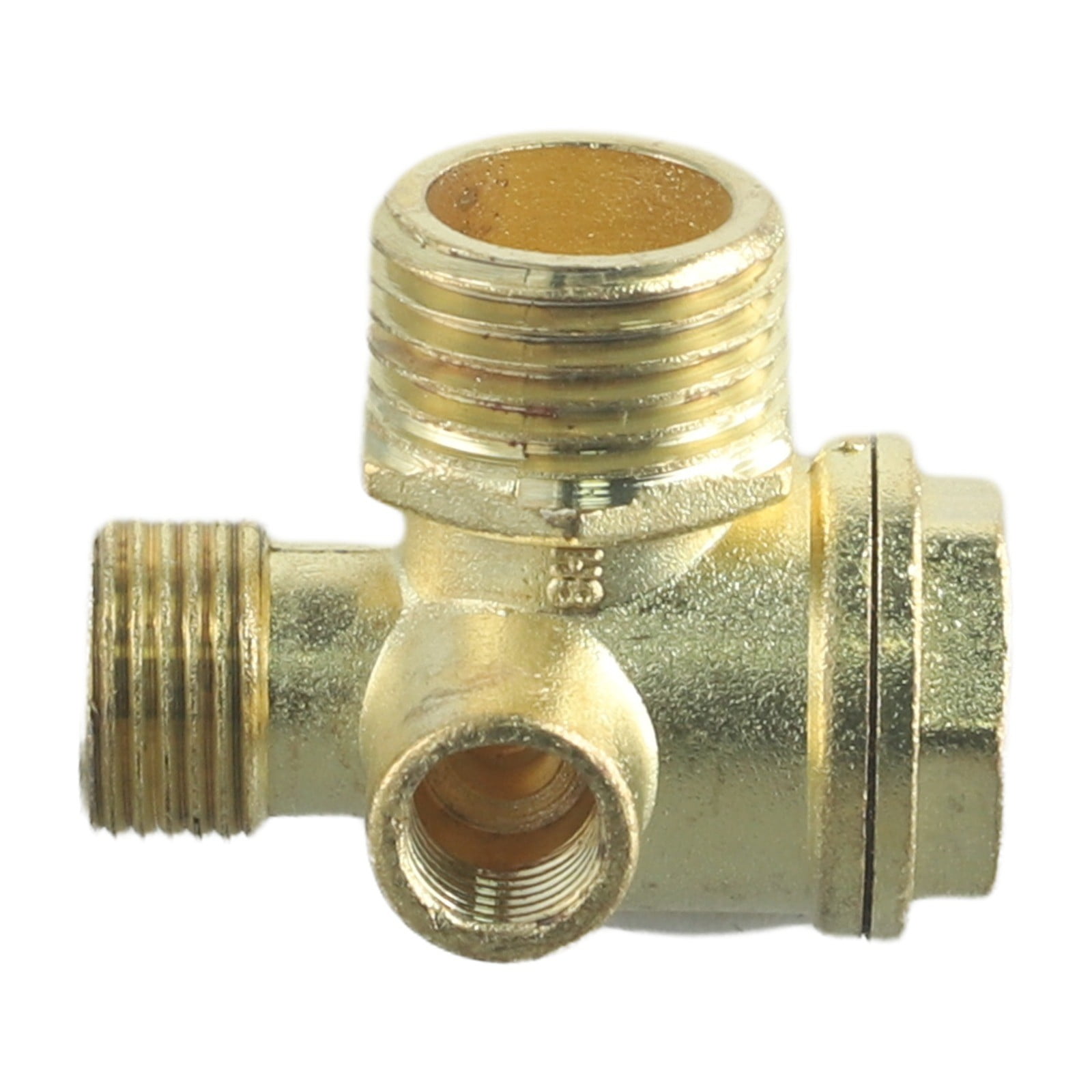 Zinc Alloy Air Compressor Check Valve 3-Port Central Pneumatic ...