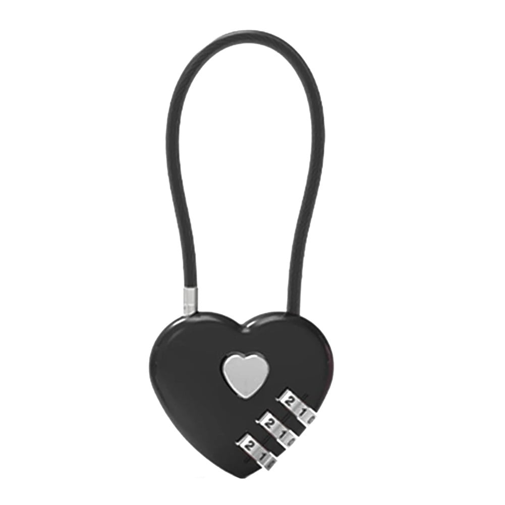 Zinc Alloy Backpack Concentric Lock Long Wire Rope Password Padlock ...