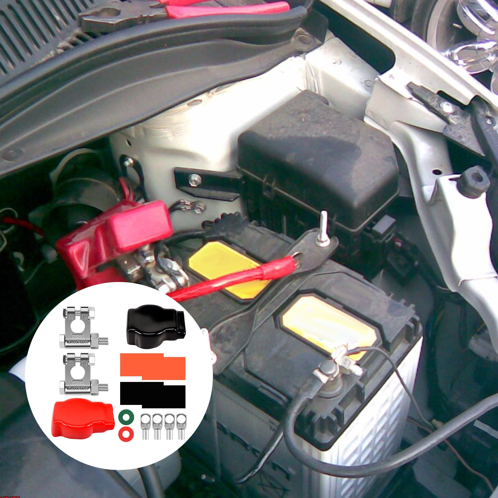 Zinc Alloy Battery Terminal Connector Kit Multipurpose Positive ...