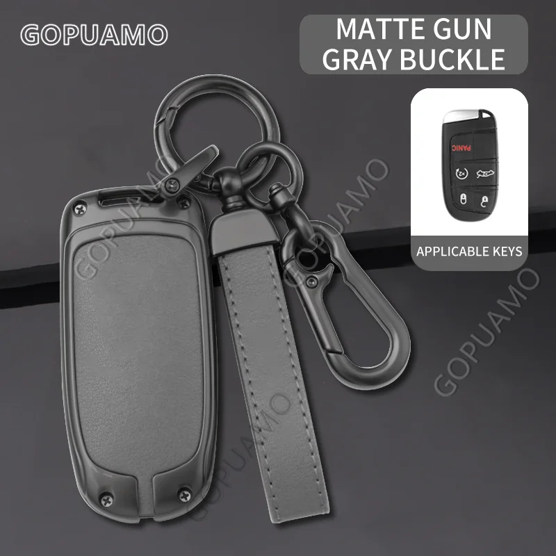 Zinc Alloy Car Key Case For Dodge 5 buttons key case RT Challenger ...