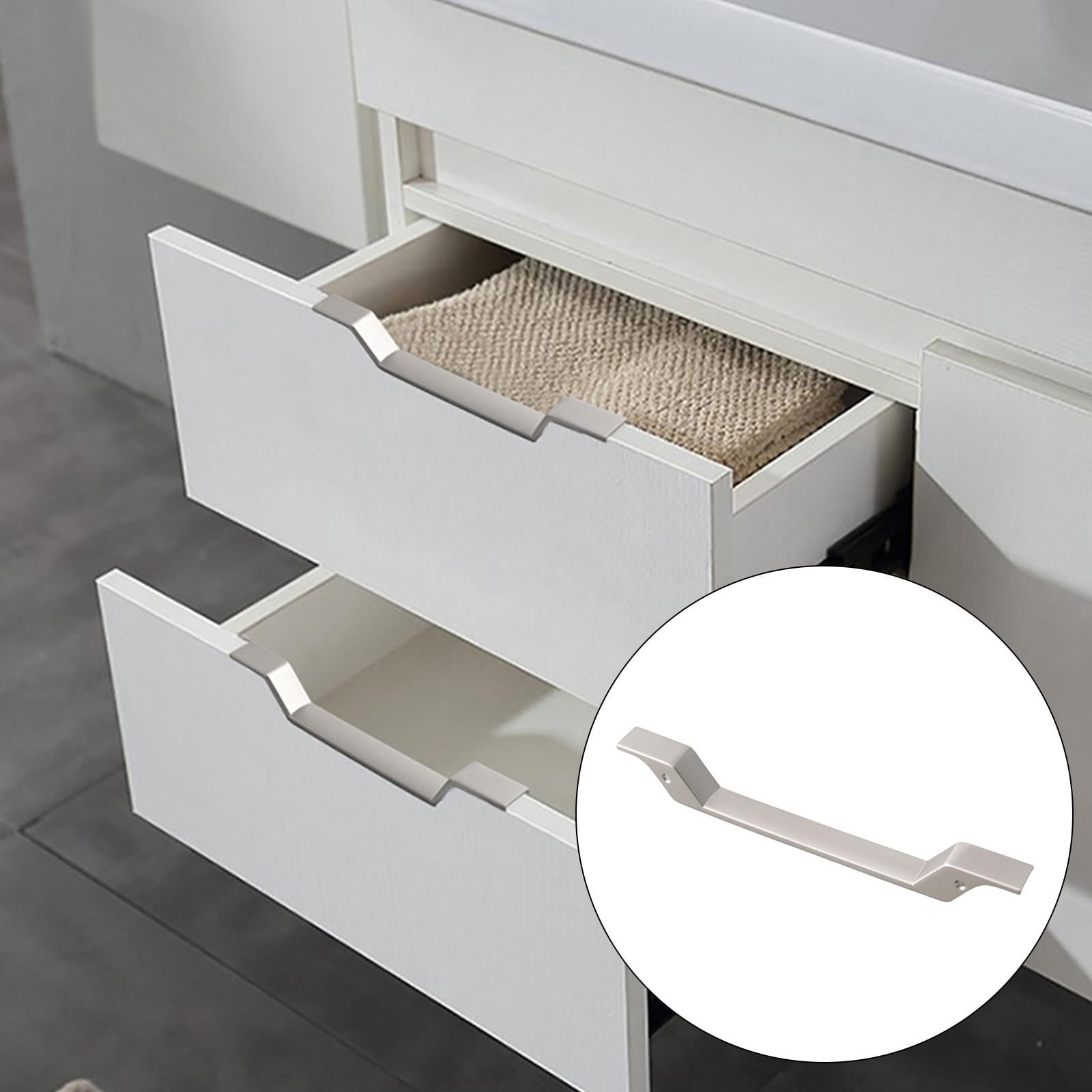 Zinc Alloy Concealed Cabinet Handle, Finger Edge Pulls Invisible Drawer ...