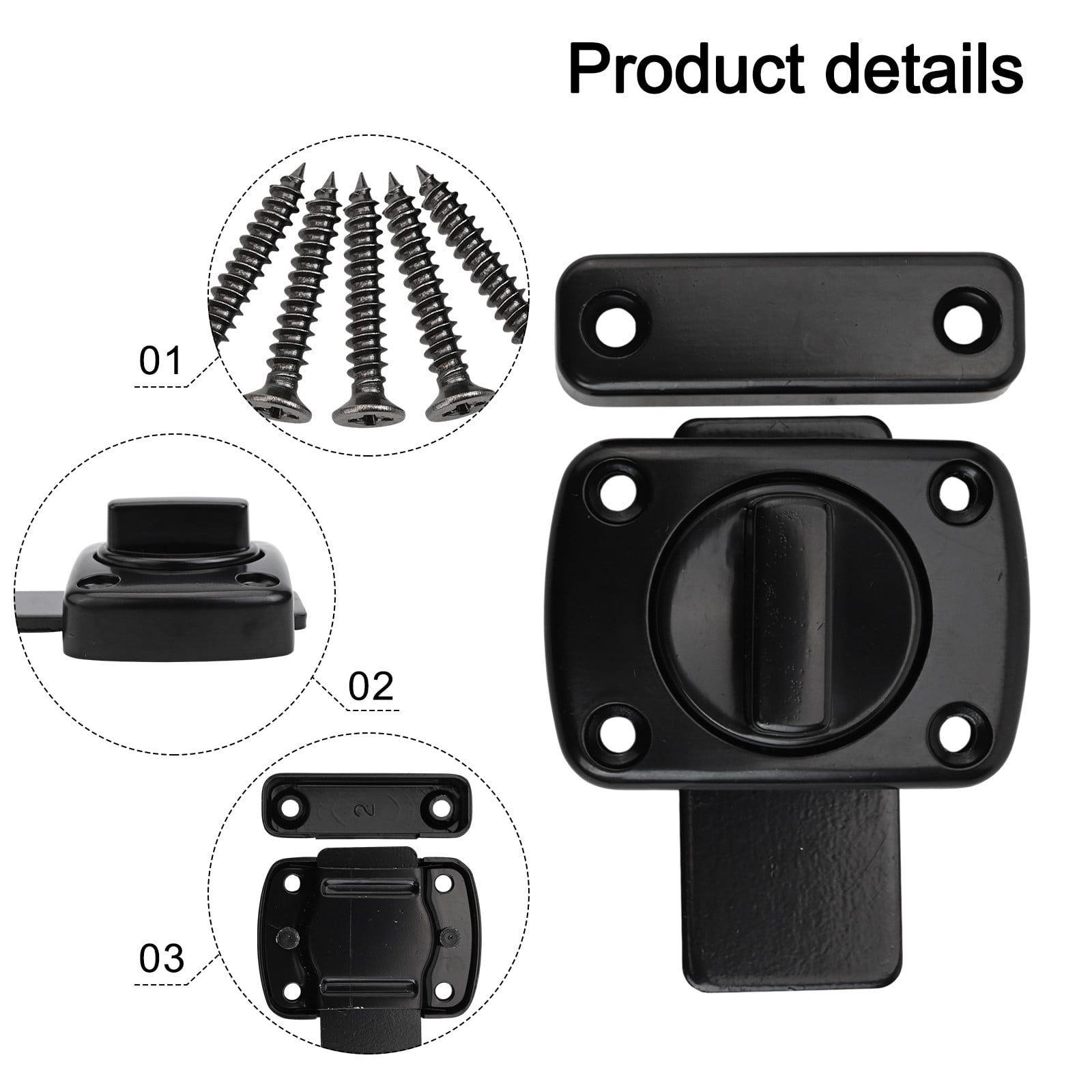 Zinc Alloy Deadbolt Lock for Sliding Doors - Secure Home Door Latch in ...