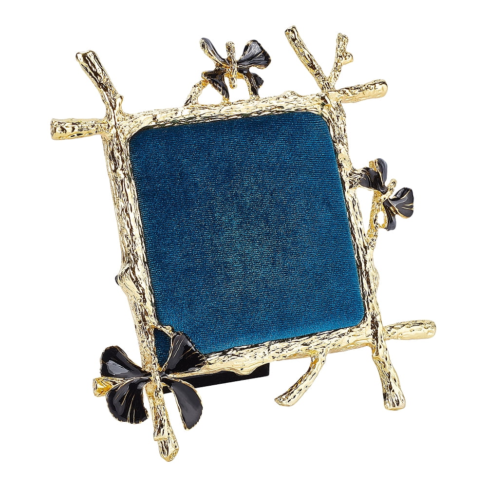Zinc Alloy Display Stand with Flannel for Jewelry Display Square Golden ...