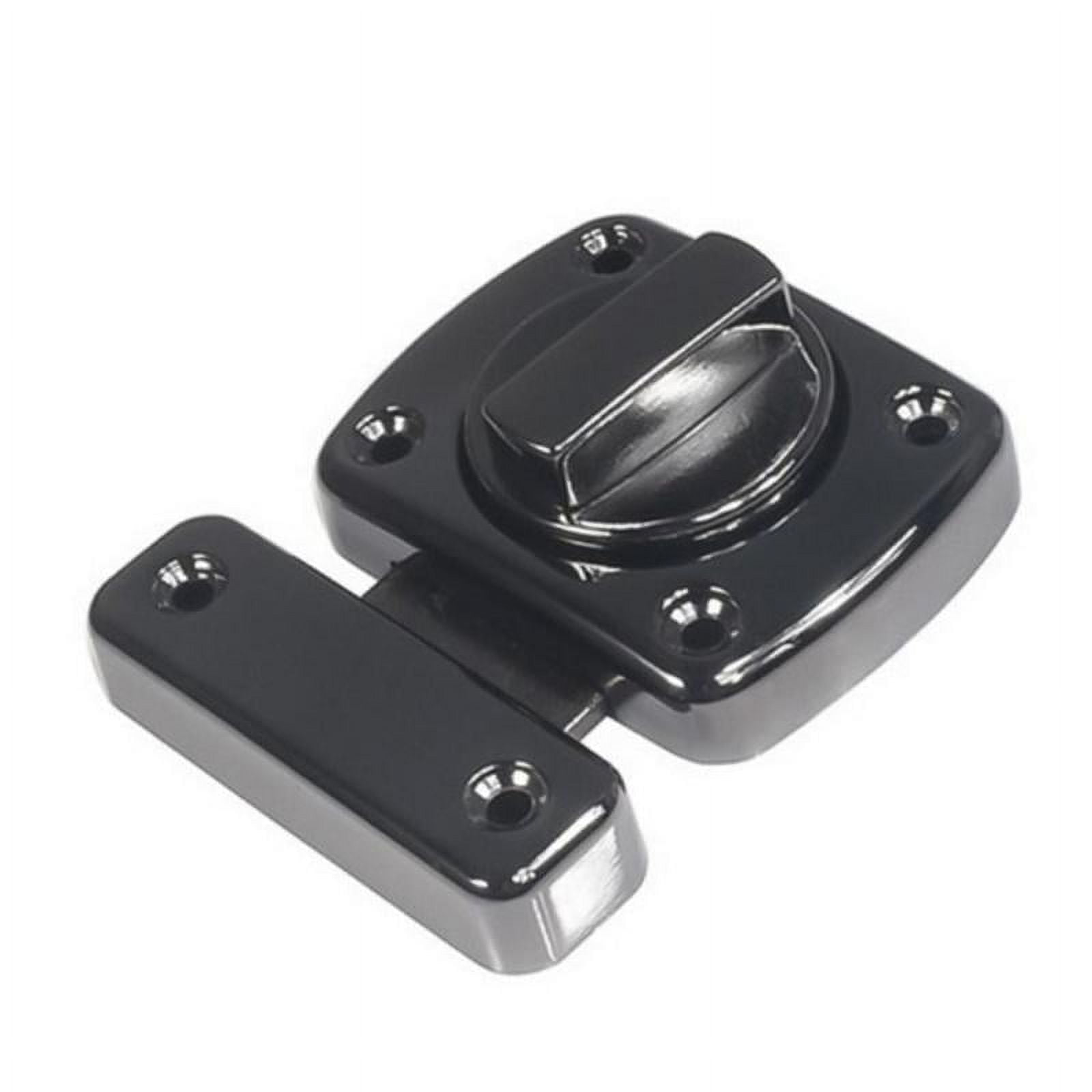 Zinc Alloy Door Rotate Bolt Latch Gate Latch with Screw Size S _Black ...