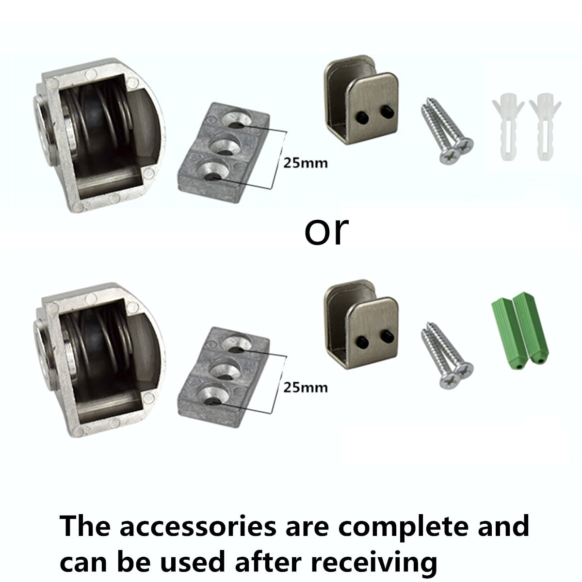 Zinc Alloy Door Stops Retainer Heavy Duty Floor-mounted Spring Lock ...