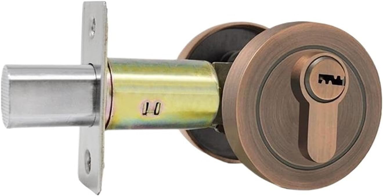 Zinc Alloy Dull Lock Double-Sided Invisible Door Lock Indoor Auxiliary ...