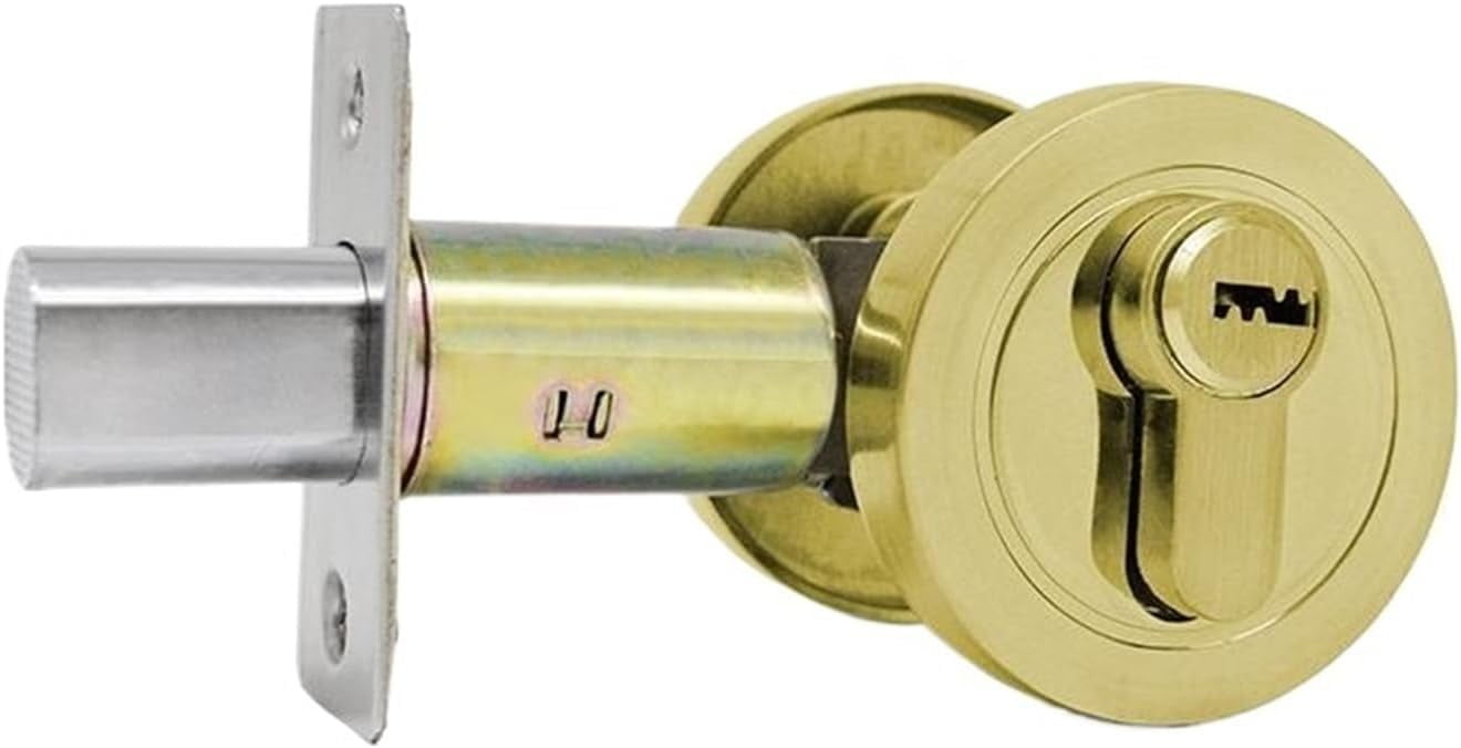 Zinc Alloy Dull Lock Double-Sided Invisible Door Lock Indoor Auxiliary ...