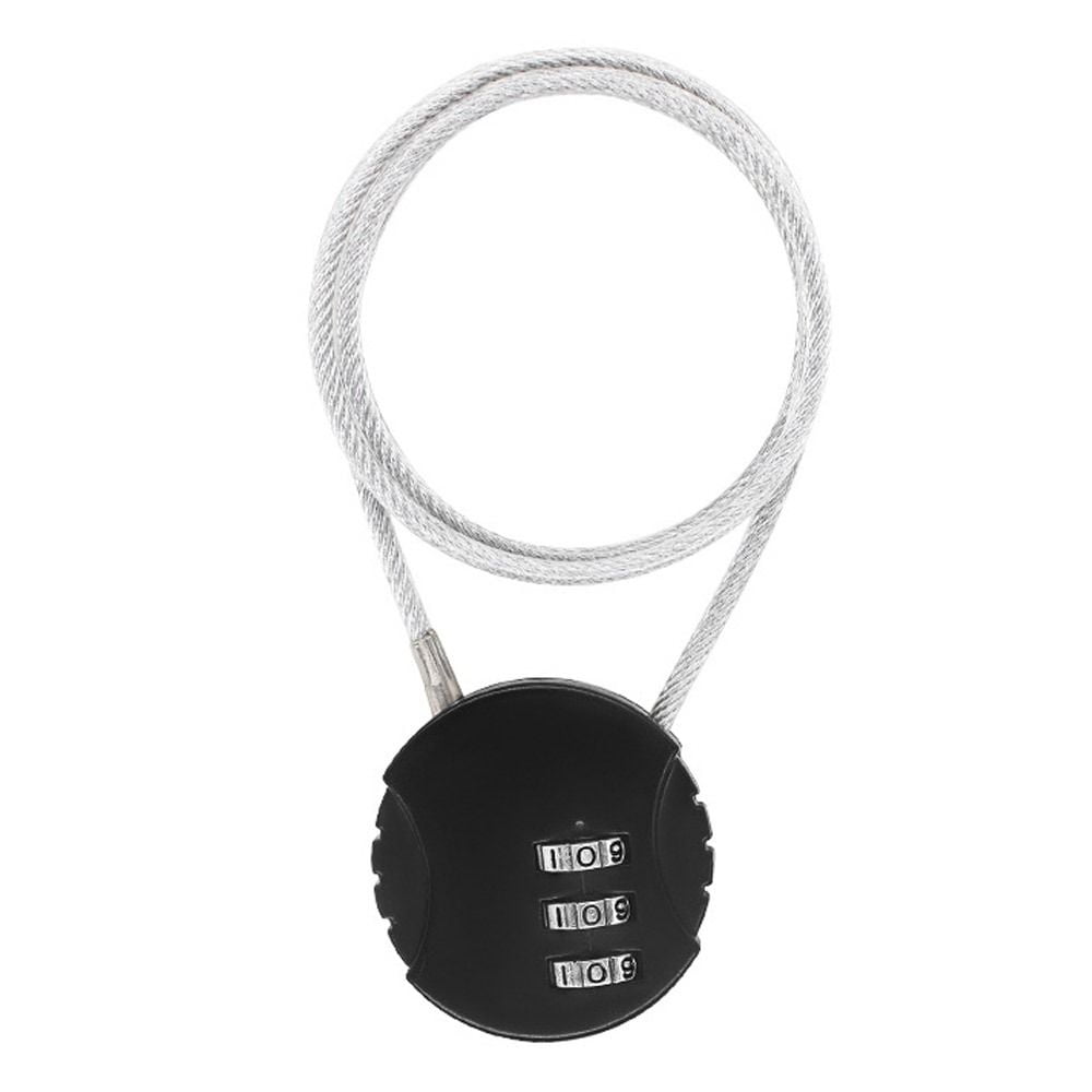Zinc Alloy Extended Wire Rope Password Anti-theft Code Security Lock ...