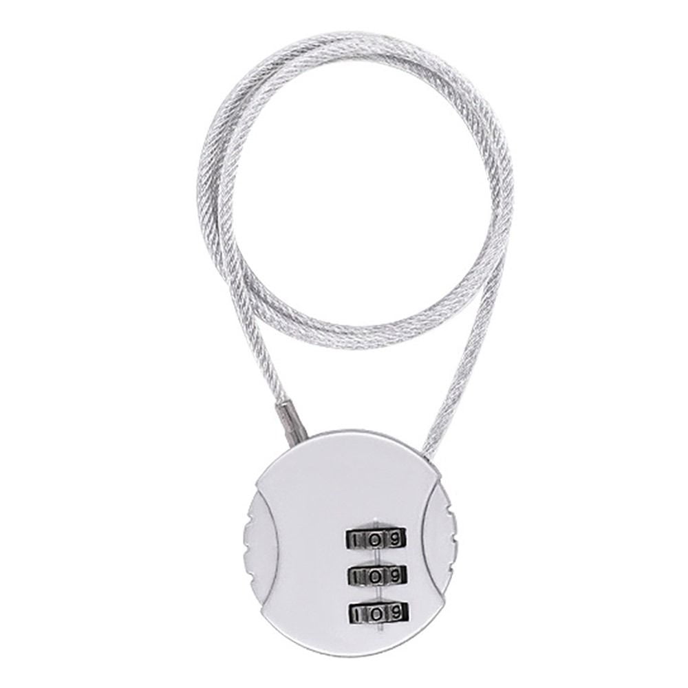 Zinc Alloy Extended Wire Rope Password Anti-theft Code Security Lock ...