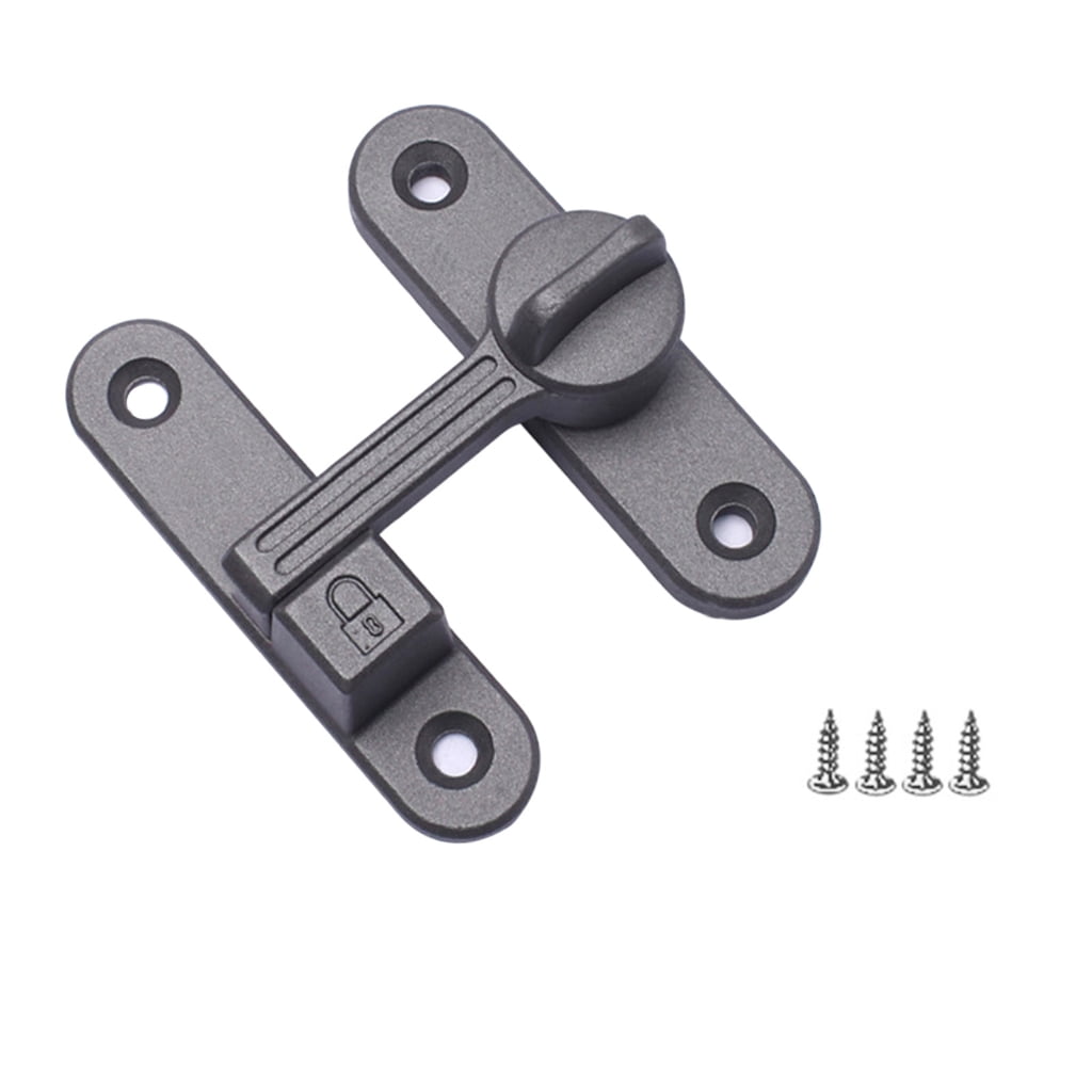 Zinc Alloy Flip Safety Door Lock Antitheft Buckle 90/180 Degree Barn ...