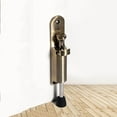 Zinc Alloy Foot-Operated Lever Door Stops Adjustable Kickdown Bronze ...