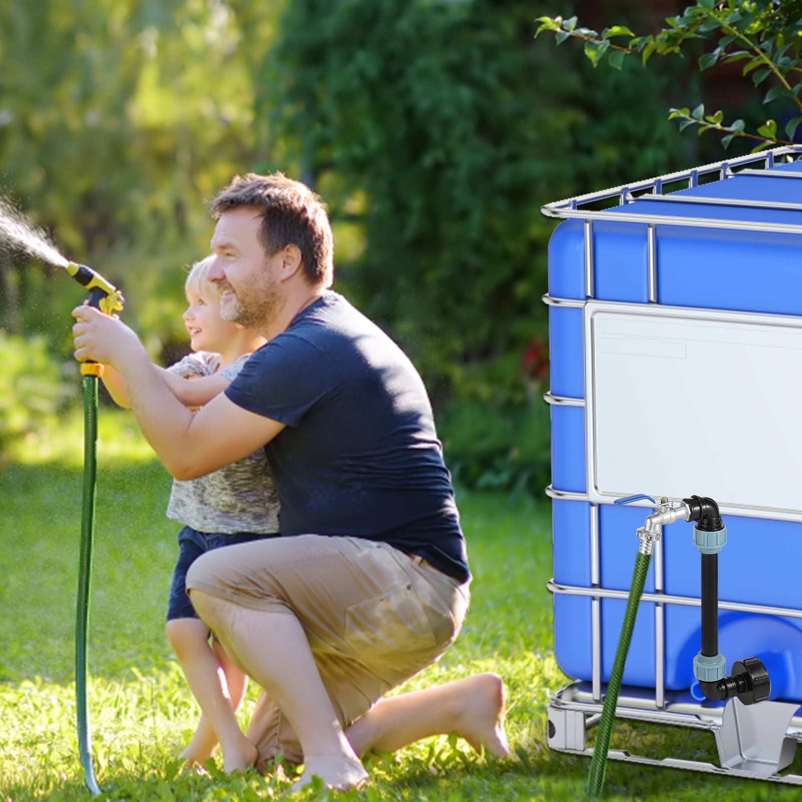 Zinc Alloy IBC Tank Adapter Set Versatile High Strength IBC Adapter ...