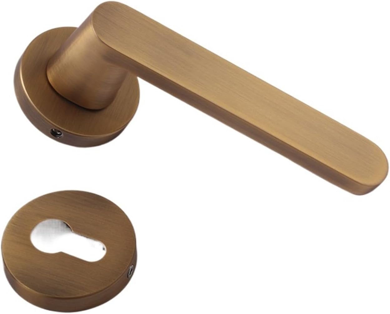 Zinc Alloy Indoor Silent Door Handle Door Lock Bedroom Wooden Door Home ...