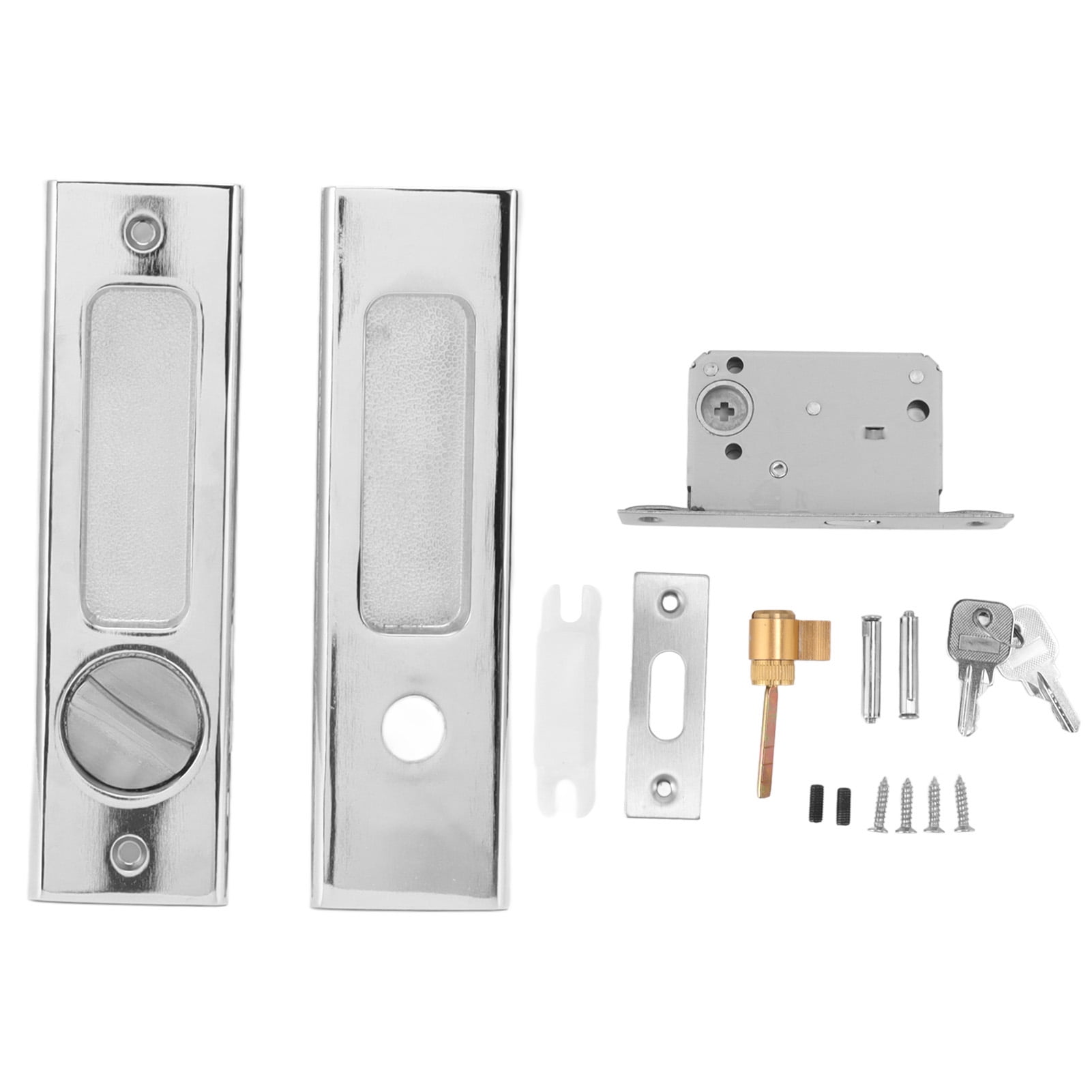 Zinc Alloy Invisible Recessed Handle Latch with Keys for Bathroom ...