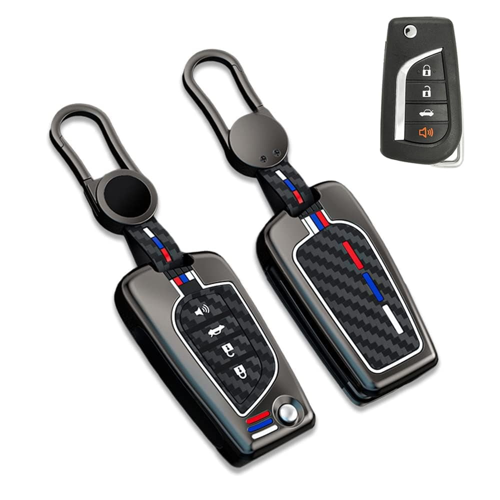Zinc Alloy Key Fob Case Protector Shell Compatible for Toyota 4Runner ...