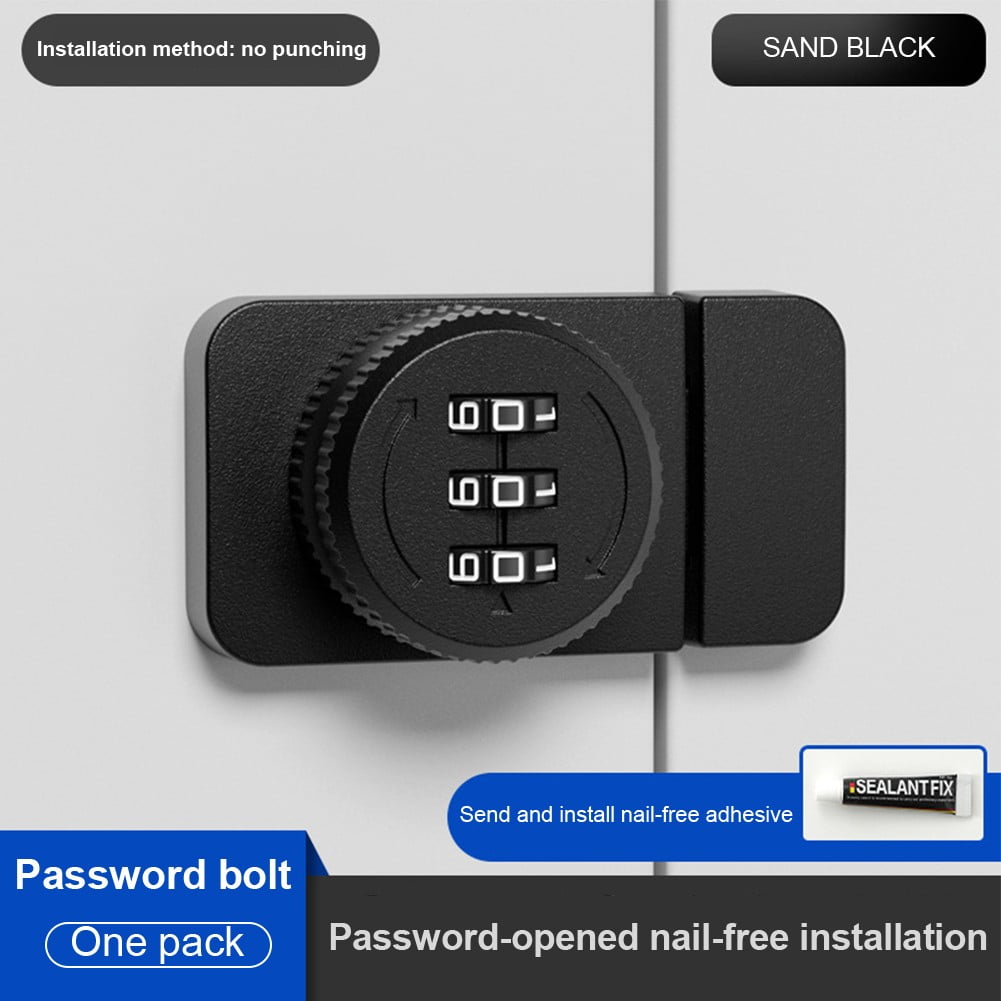 Zinc Alloy Keyless Combination Lock 3 Digit Password Display for ...