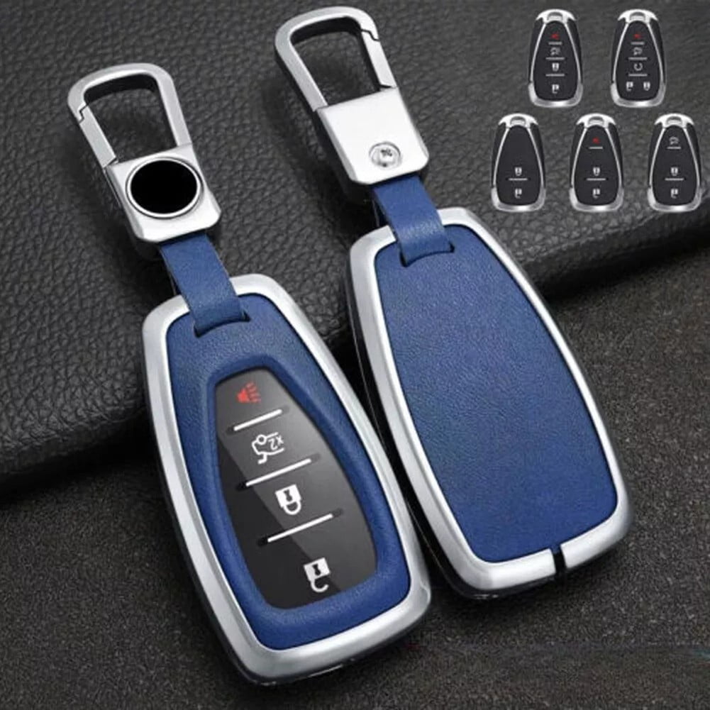 Zinc Alloy Leather Remote Key Fob Cover Case for Chevrolet for Cruze ...