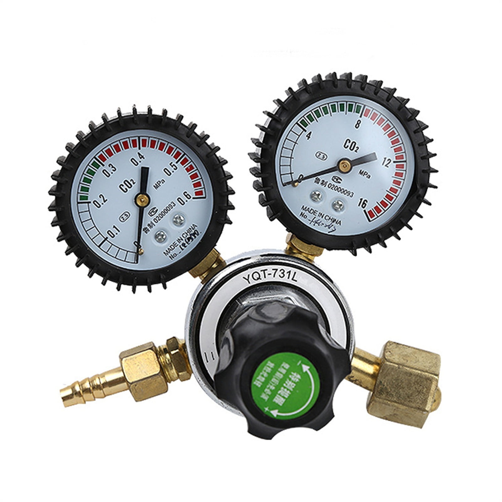 Zinc Alloy Meter Reductor Carbon Dioxide Regulator Mini Pressure ...