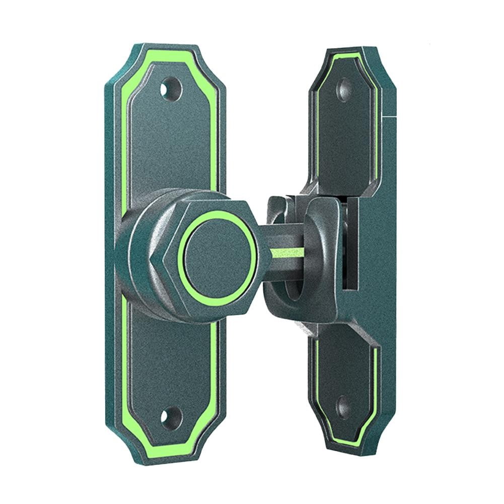 Zinc Alloy Night Glow Door Lock 90°/180° Dual Purpose Latch Water ...