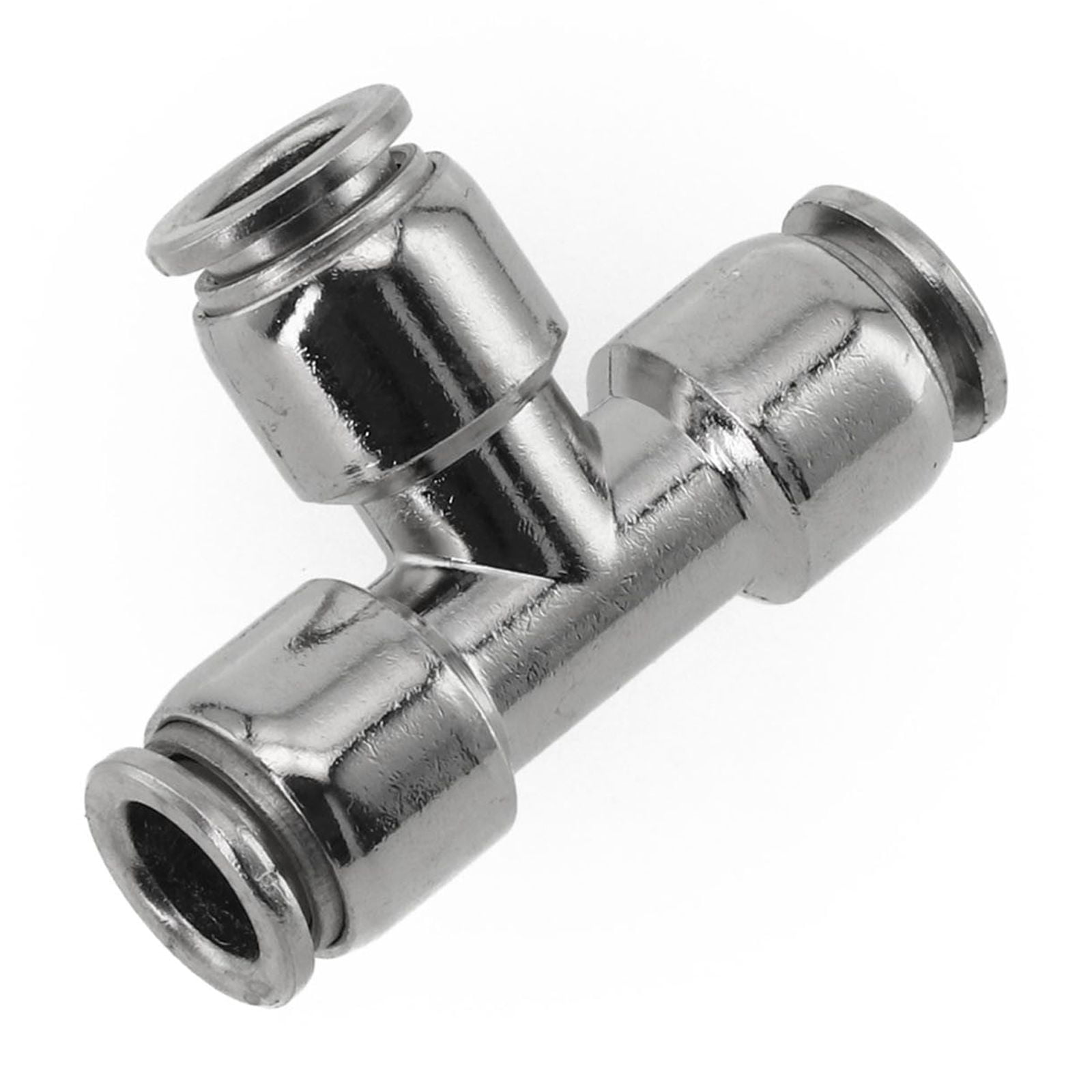 Zinc Alloy Pneumatic Quick Connector PE Tee T-type Compressed Air Pipe ...