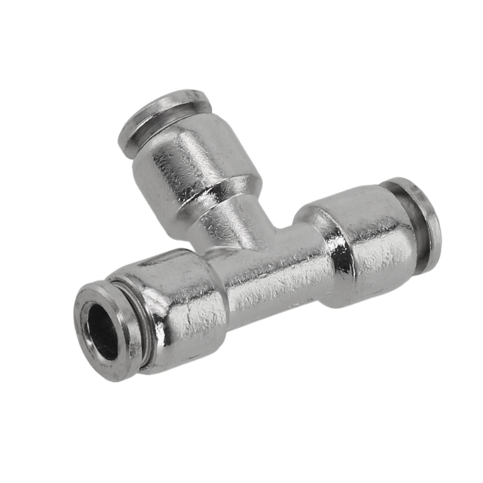 Zinc Alloy Pneumatic Quick Connector PE Tee T-type Compressed Air Pipe ...