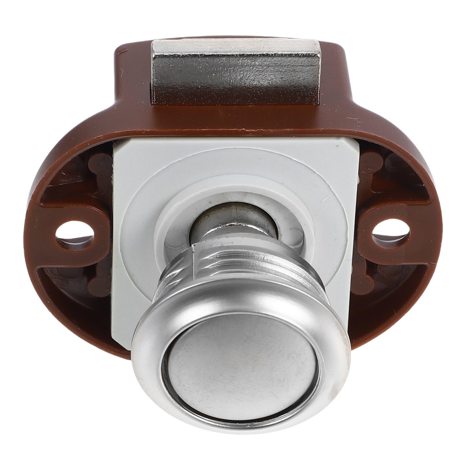 Zinc Alloy Push Button Rv Cabinet Lock Latch for Boat Brown - Walmart.com