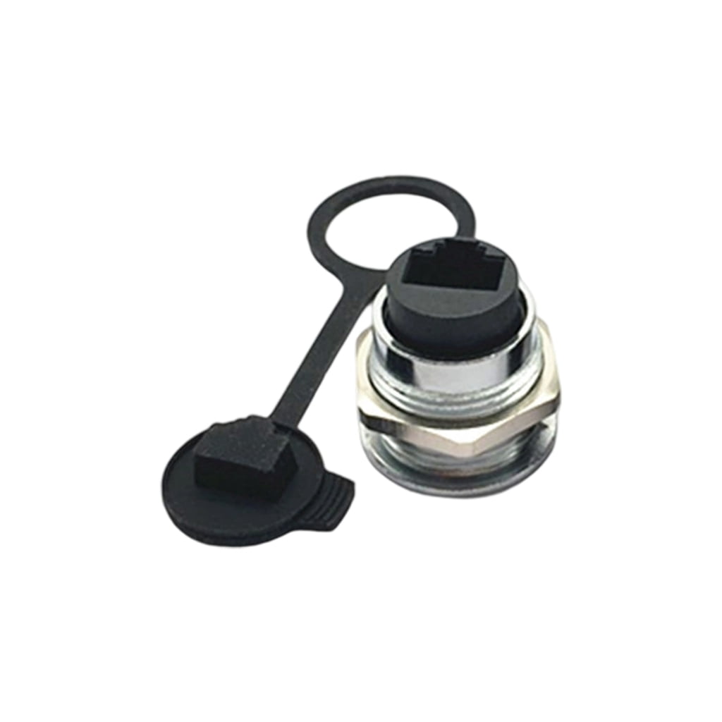 Zinc Alloy RJ45 8P8C Networking Panel Socket Waterproof Straight ...